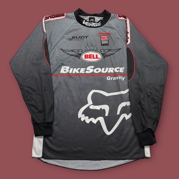 Fox | Shirts | Vintage Fox Racing Motocross Jersey | Poshmark